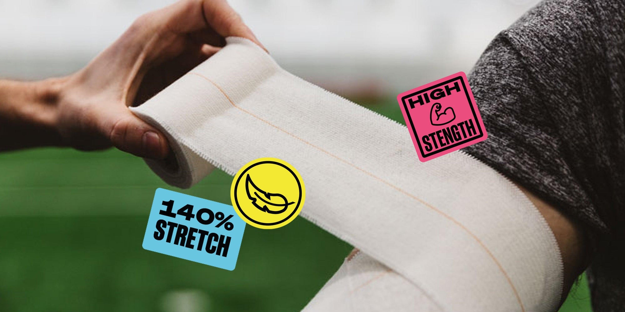 Non-Tear EAB Elastic Bandage for Athletic Support