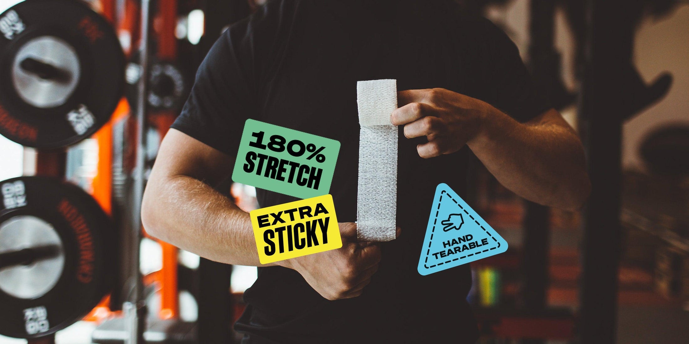 Stretchy and Supportive Rugby EAB Tape - Physio Bag Essential