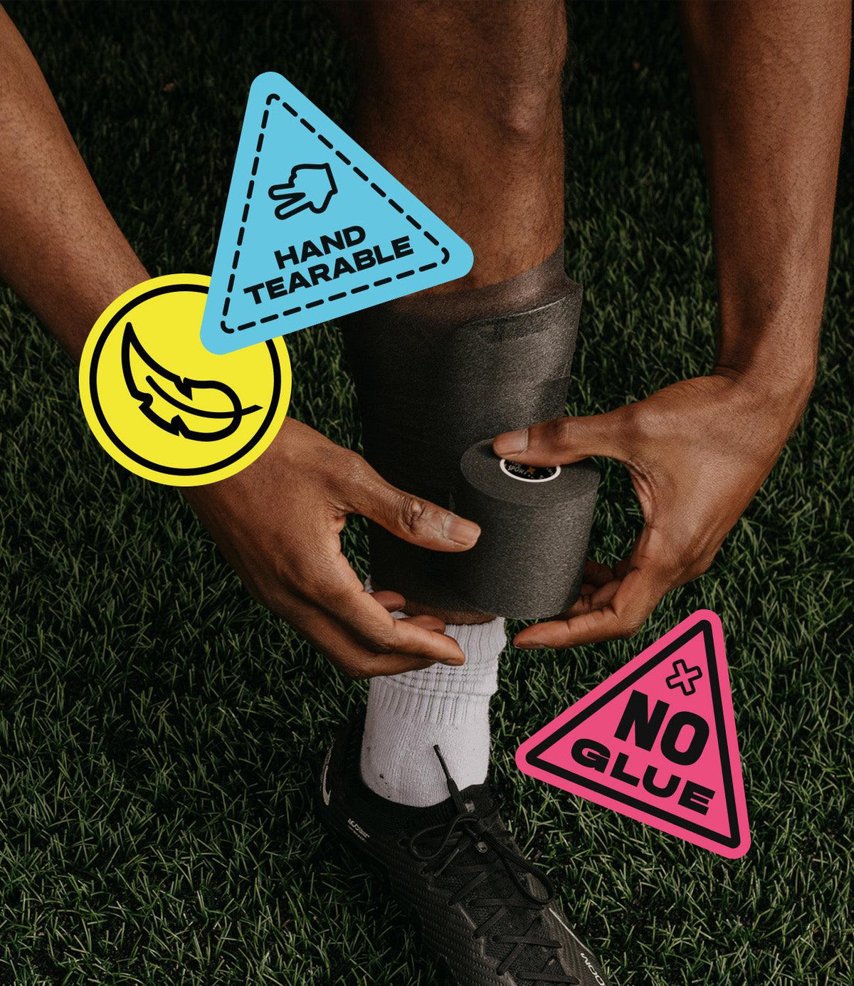 Soft and Flexible Underwrap Tape for Athletic Use