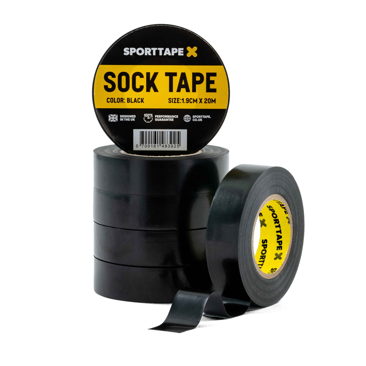 Football Sock Tape in 7 Colours: Keep Socks and Shin Pads Secure