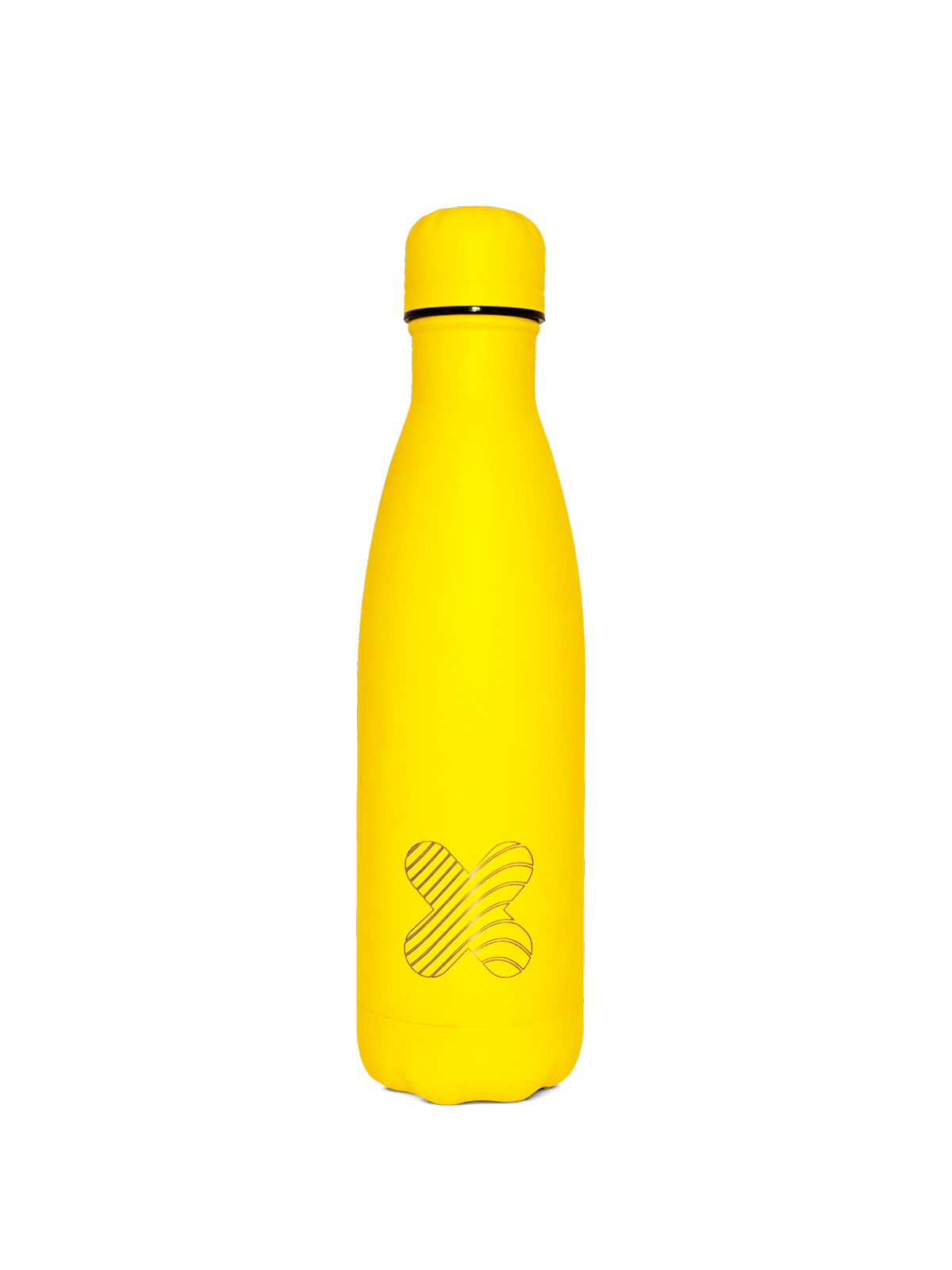 Insulated Stainless-Steel Bottle in Yellow or Black Finish